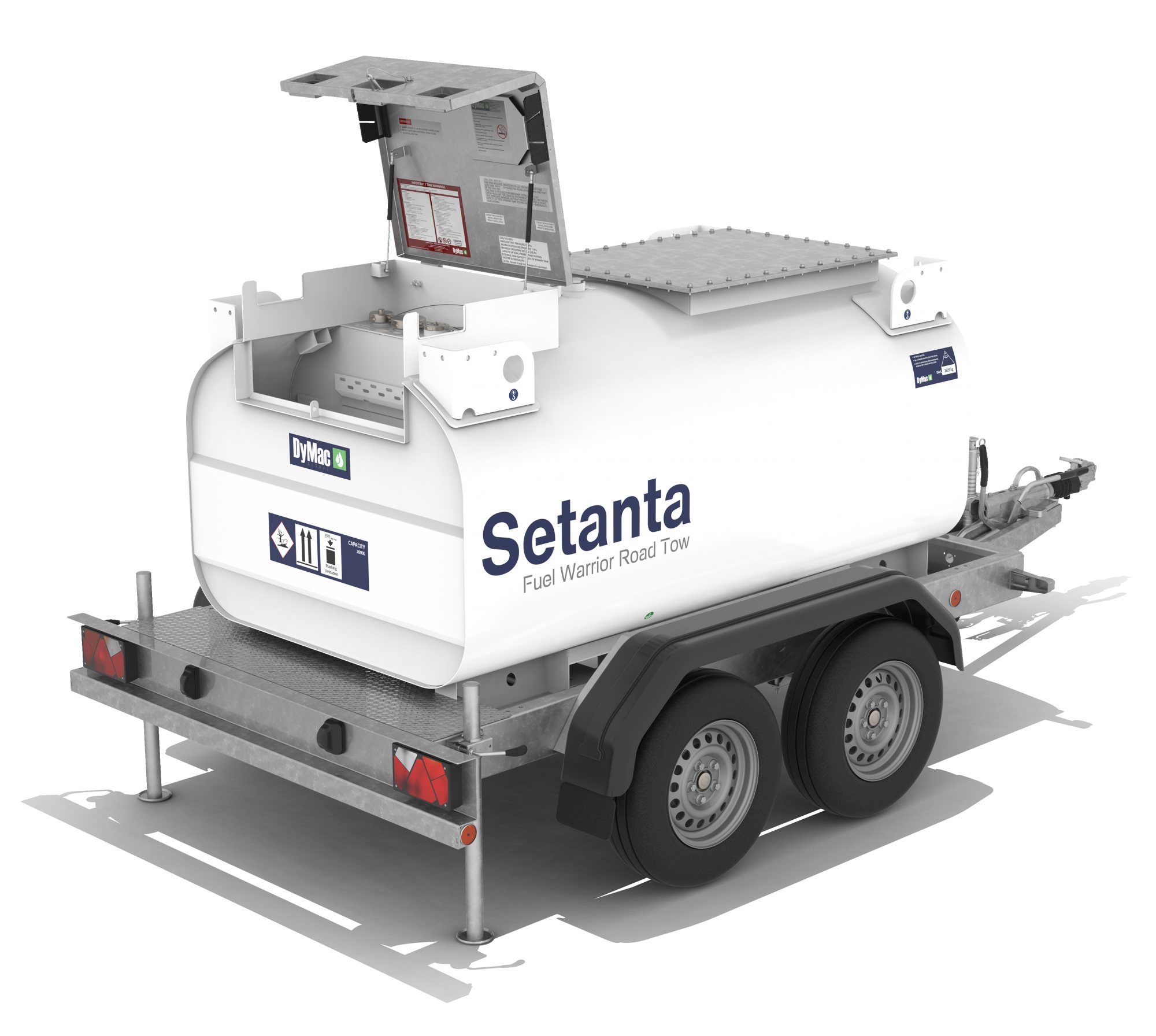Dymac Setanta Fuel Warrior 2000L - Road Tow Model - Fuel Tank Shop