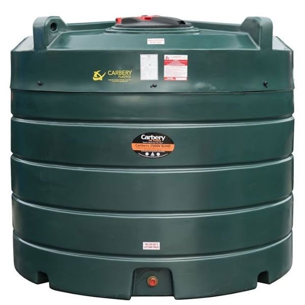 2500 Litre Bunded Oil Tank - Carbery 2500VB - Fuel Tank Shop