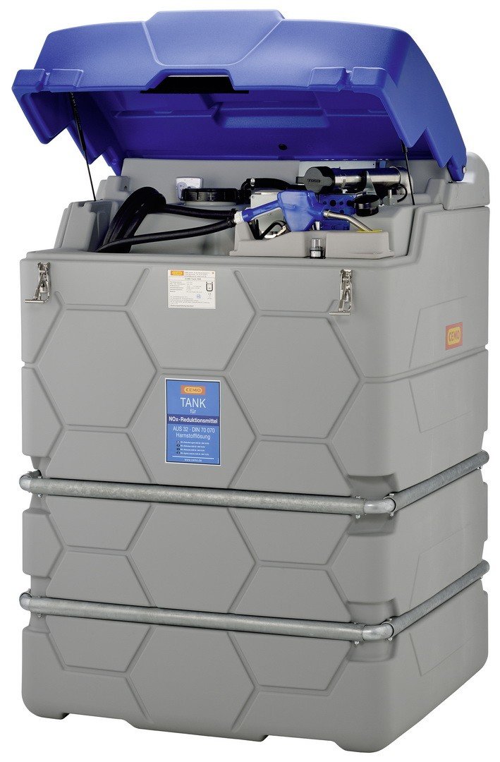 1500 Litre Cube AdBlue Dispensing Tank - Cemo Outdoor Basic - Fuel Tank ...
