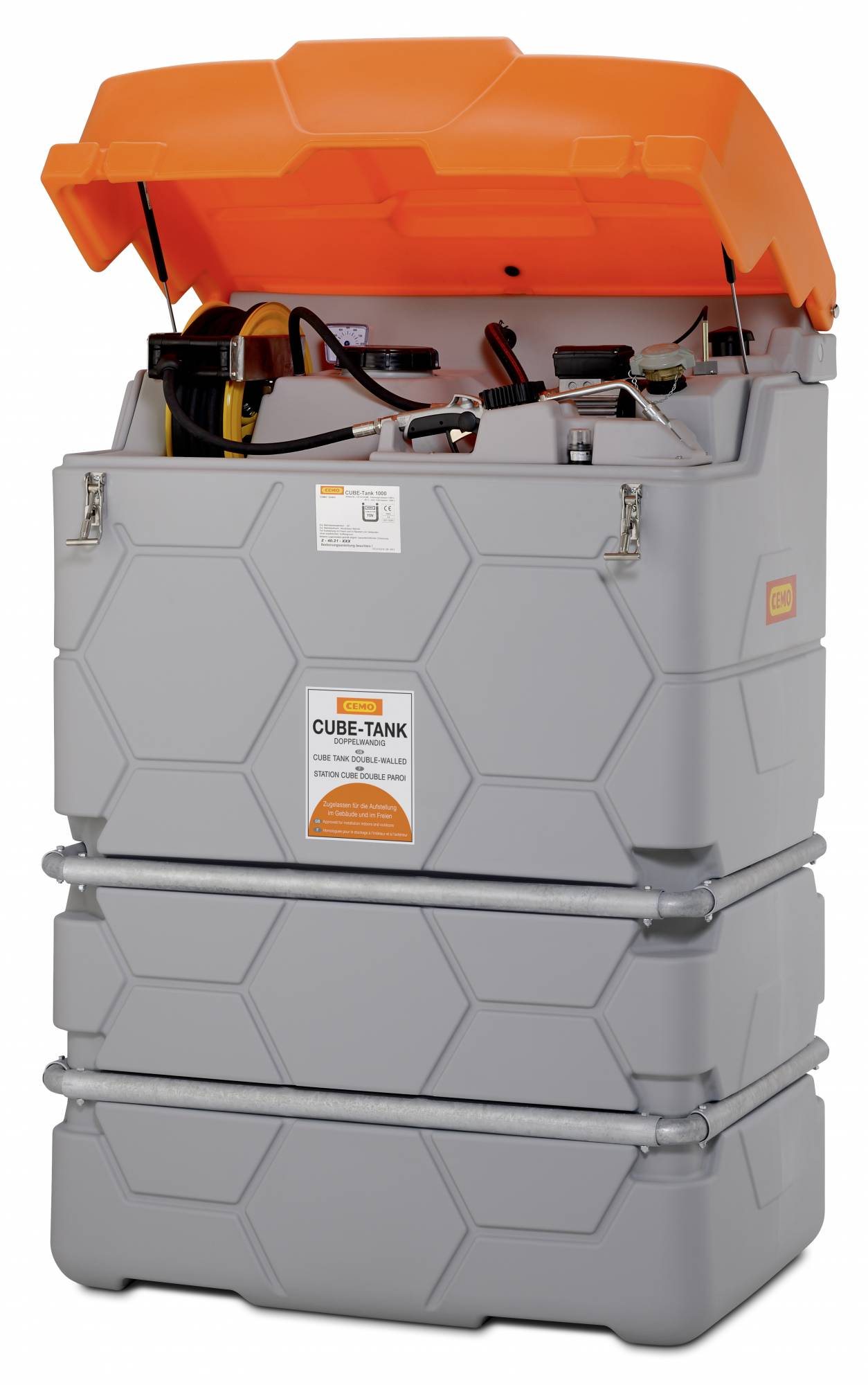 1500 Litre Cube Lubricant Tank - Premium - Fuel Tank Shop