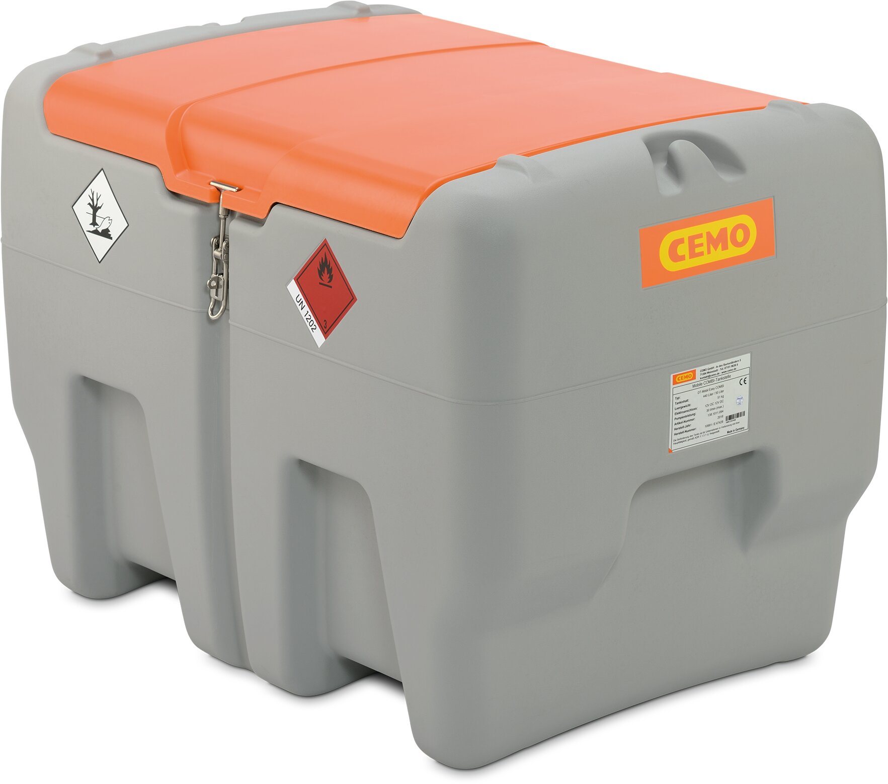 CEMO DT Mobile Easy Premium 440 Litre Diesel Tank - Fuel Tank Shop