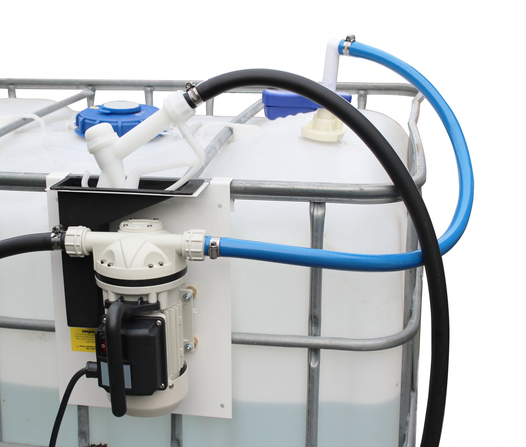 IBC Pump Kit w/ Manual Nozzle for Dispensing DEF/AdBlue® - Fuel Tank Shop