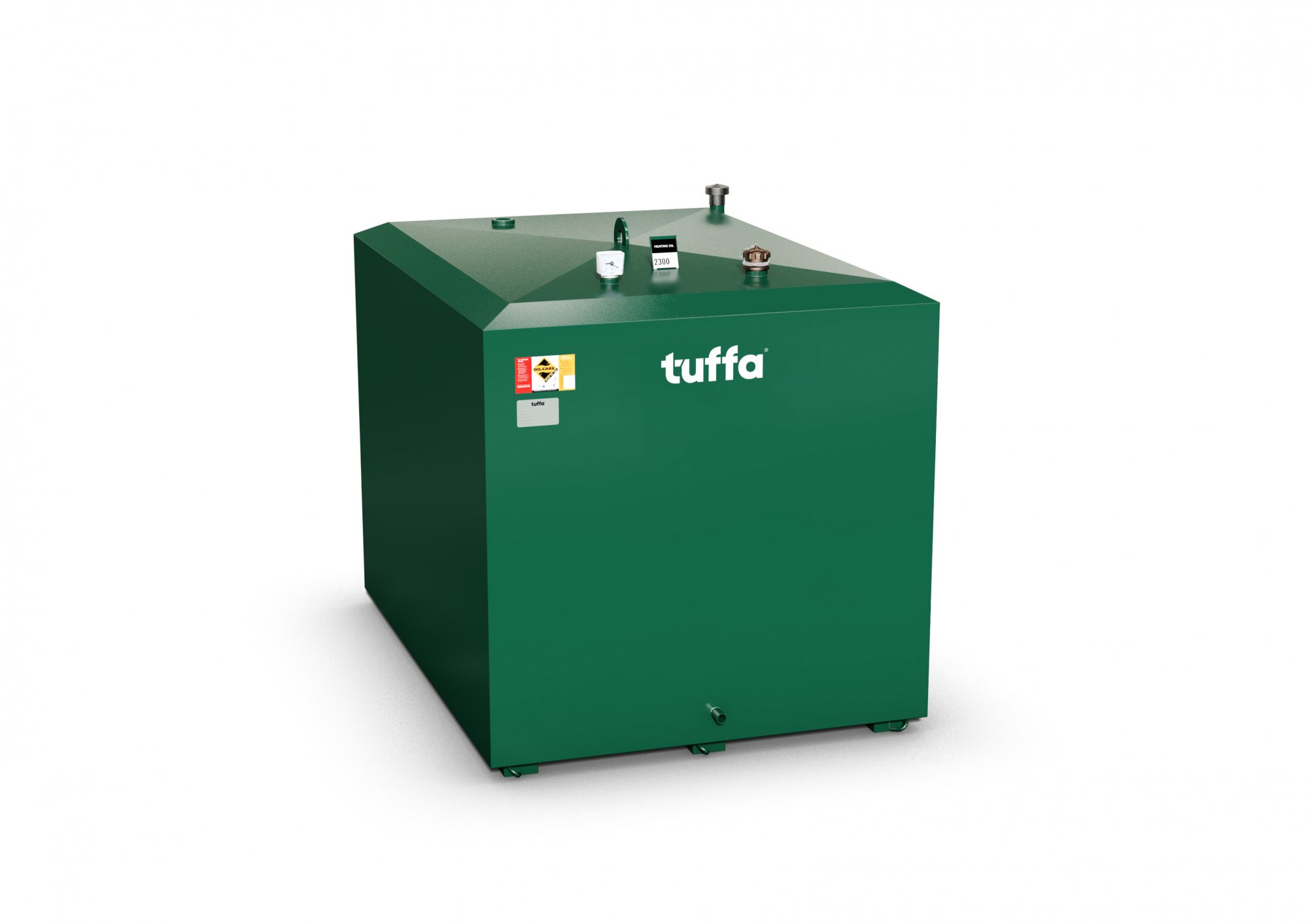 2300 Litre Steel Bunded Oil Tank - Fuel Tank Shop