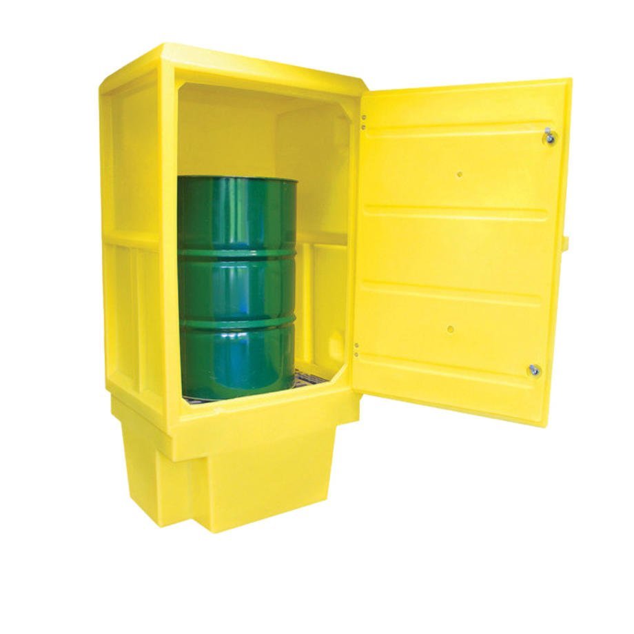 Spill Control Cabinet With 225 Litre Sump without shelves - Fuel Tank Shop