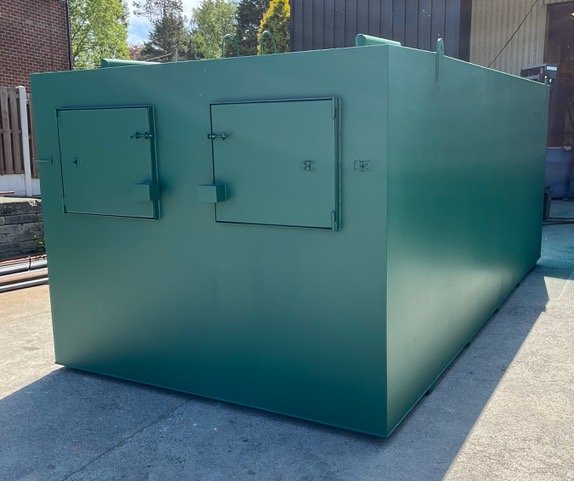 20000 Litre Bunded Steel Diesel Dispensing Tank - Fuel Tank Shop