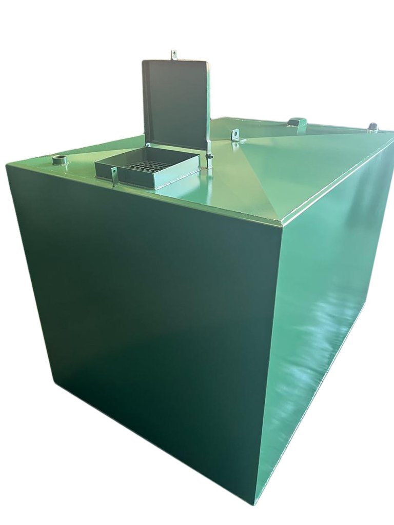 5000 Litre Bunded Steel Waste Oil Tank - Fuel Tank Shop
