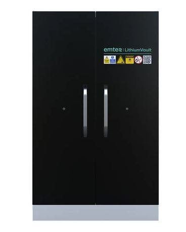 90 Minutes Tested 2 Door Lithium-ION Battery Cabinet - Fuel Tank Shop