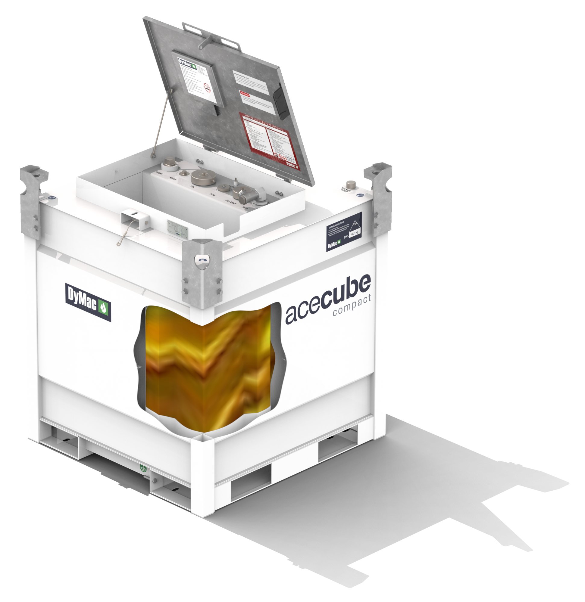 900 Litre Bunded Diesel ADR Dispensing Tank - Dymac ACC-900L - Fuel ...