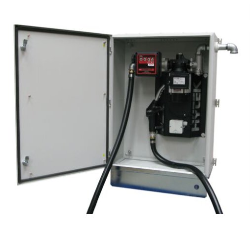 Diesel Pump Kit in Security Cabinet with Drip tray - Fuel Tank Shop