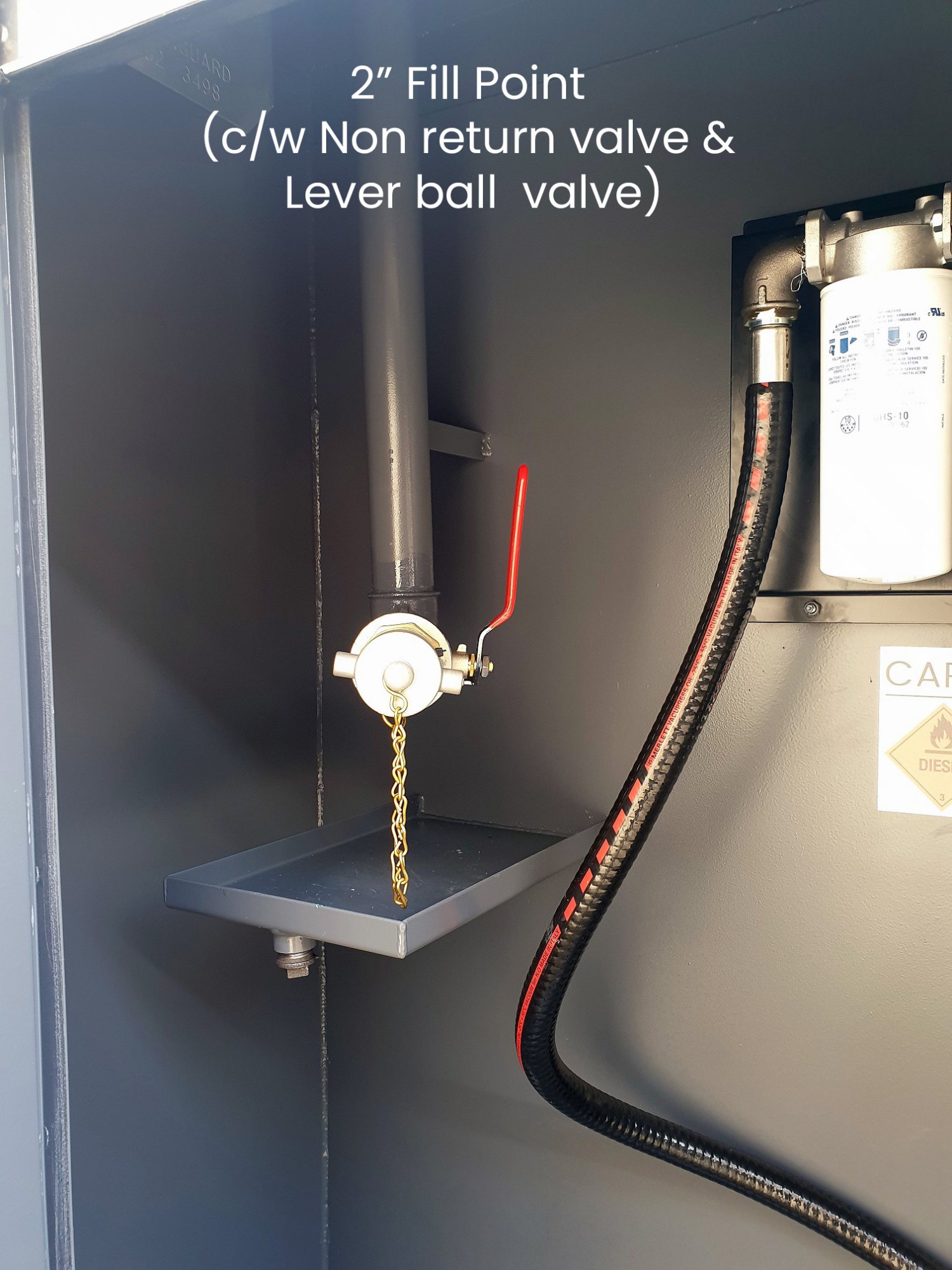 3500 Litre Steel Bunded Diesel Dispensing Tank - Fuel Tank Shop