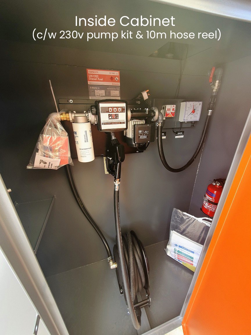 5000 Litre Steel Bunded Diesel Dispensing Tank - Fuel Tank Shop