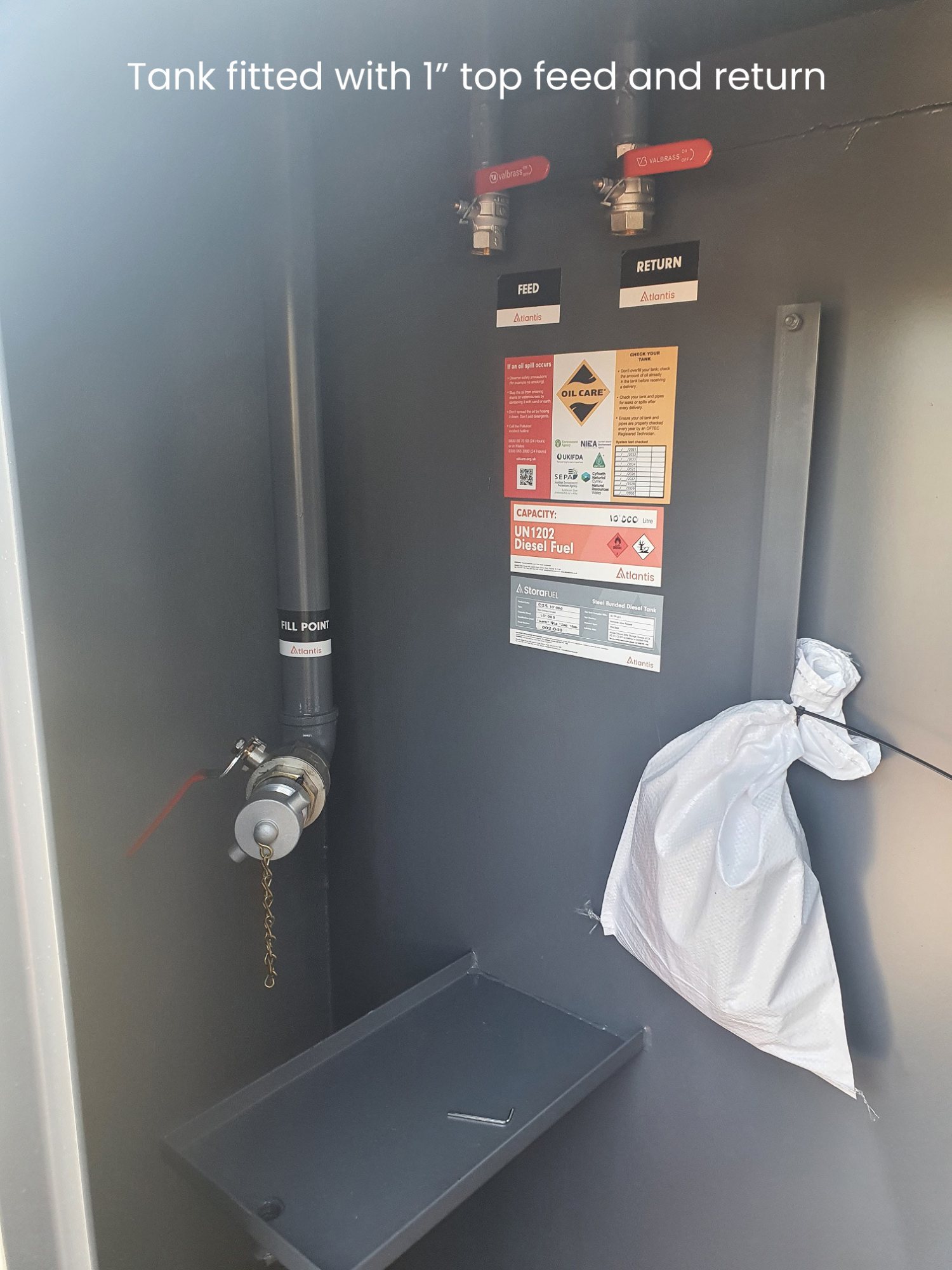 15000 Litre Steel Bunded Diesel Dispensing Tank - Fuel Tank Shop