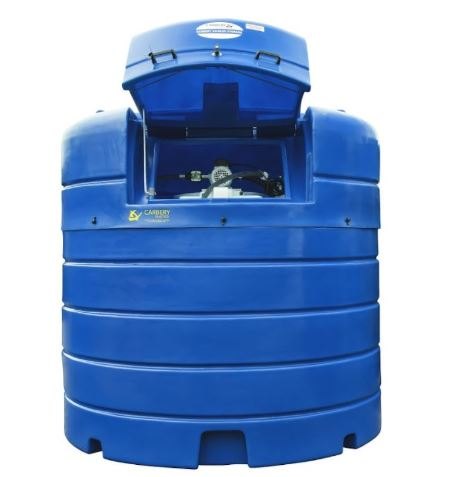 2500 Litre Carbery Bunded Vertical AdBlue Blue Point - Fuel Tank Shop