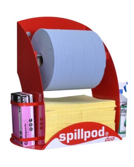 Chemical Spillpod Duo Kit - Blue Paper Roll - Fuel Tank Shop
