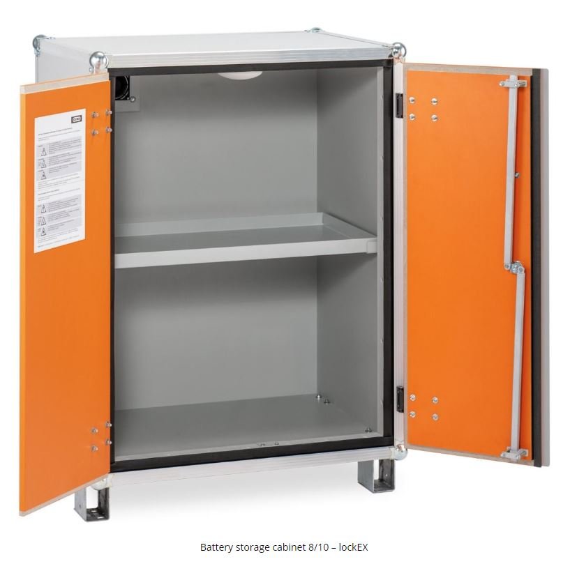 Battery Storage Cabinet 8/10 – lockEX - 11898 - Fuel Tank Shop