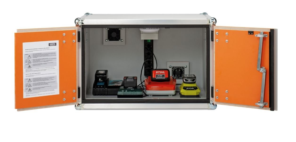Battery Charging Cabinet Basic 8/5 1-phase for FAS – lockEX - Fuel Tank ...