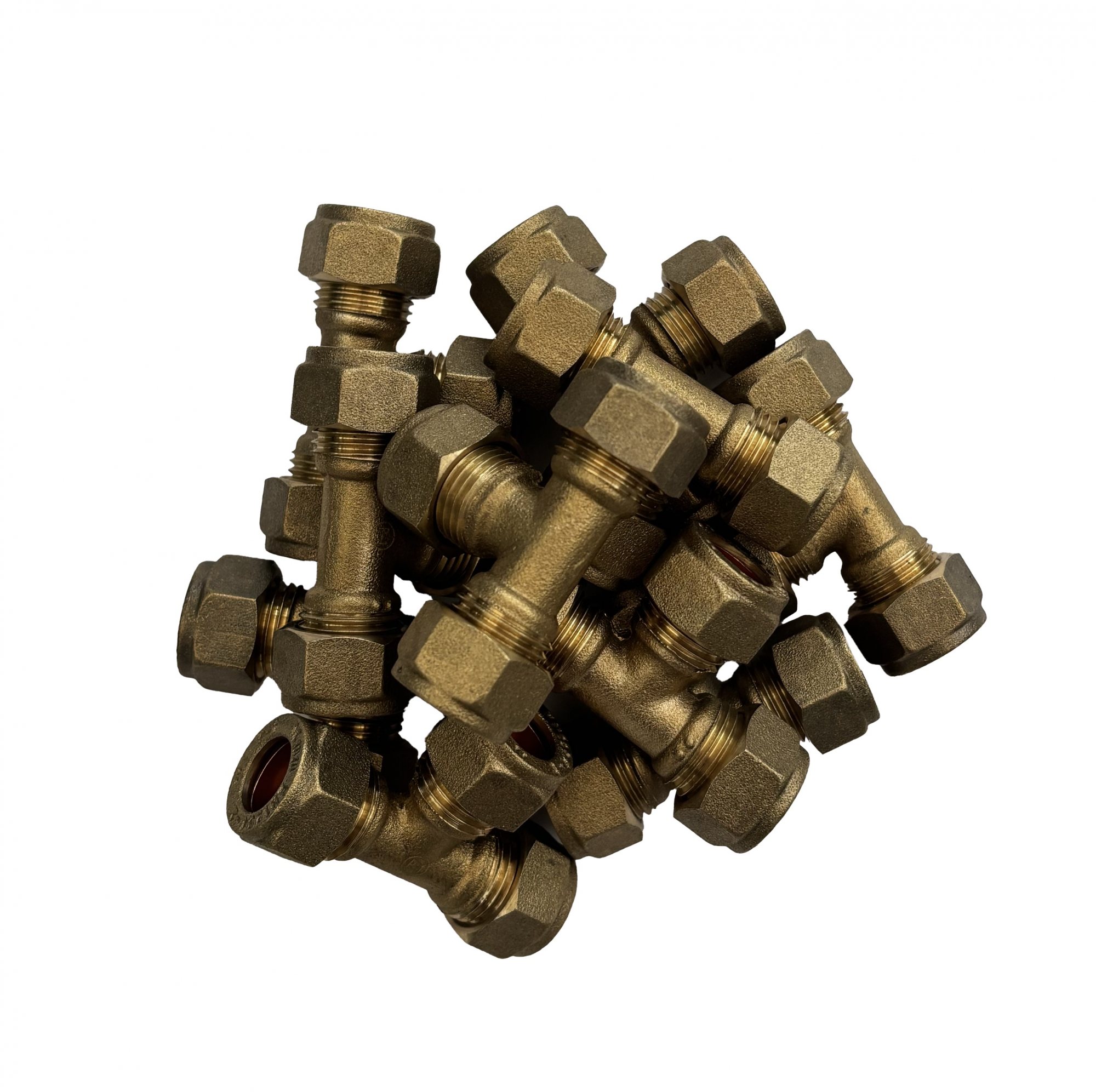 10 x 10mm Compression Tees - Fuel Tank Shop