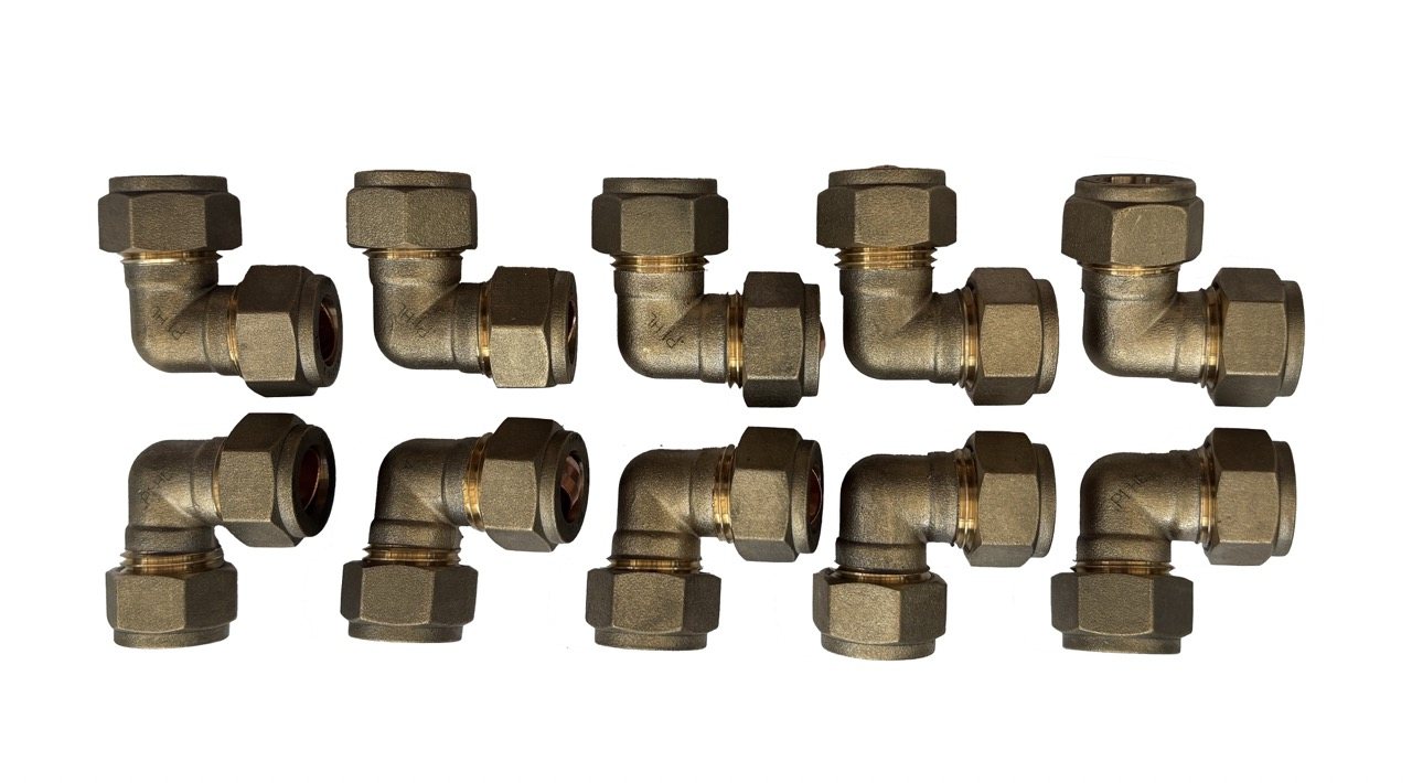 10 x 10mm Compression Elbows - Fuel Tank Shop