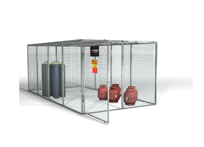 Armorgard Gorilla Gas Cage GGC14 Secure Storage Cage - Fuel Tank Shop