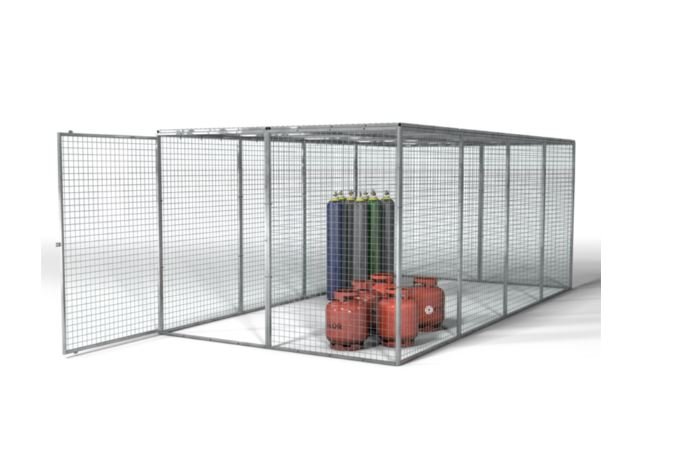 Armorgard Gorilla Gas Cage GGC14 Secure Storage Cage - Fuel Tank Shop