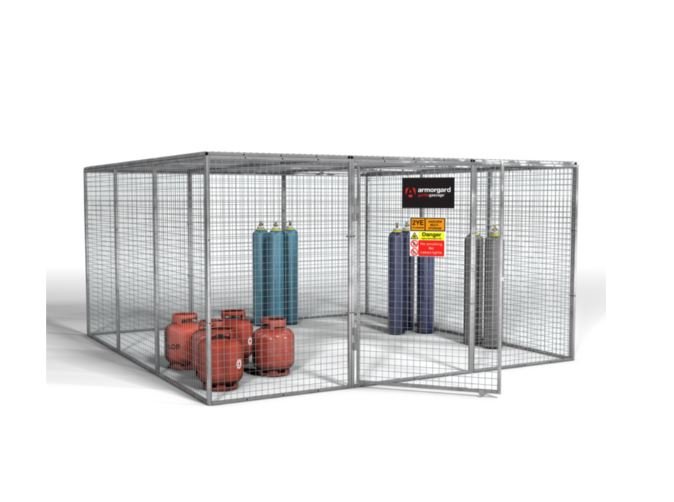 Armorgard Gorilla Gas Cage GGC16 Secure Storage Cage - Fuel Tank Shop