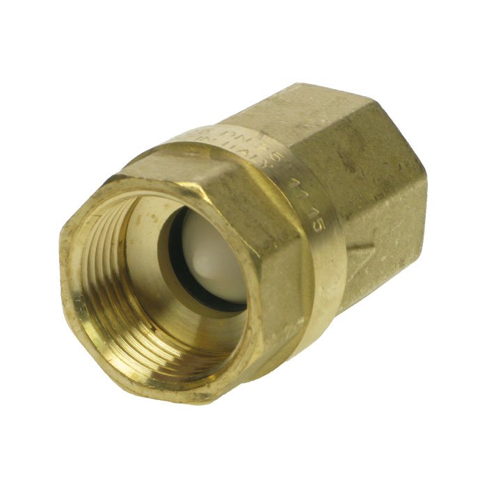 Brass Inline Check Valve Eurostop - Fuel Tank Shop