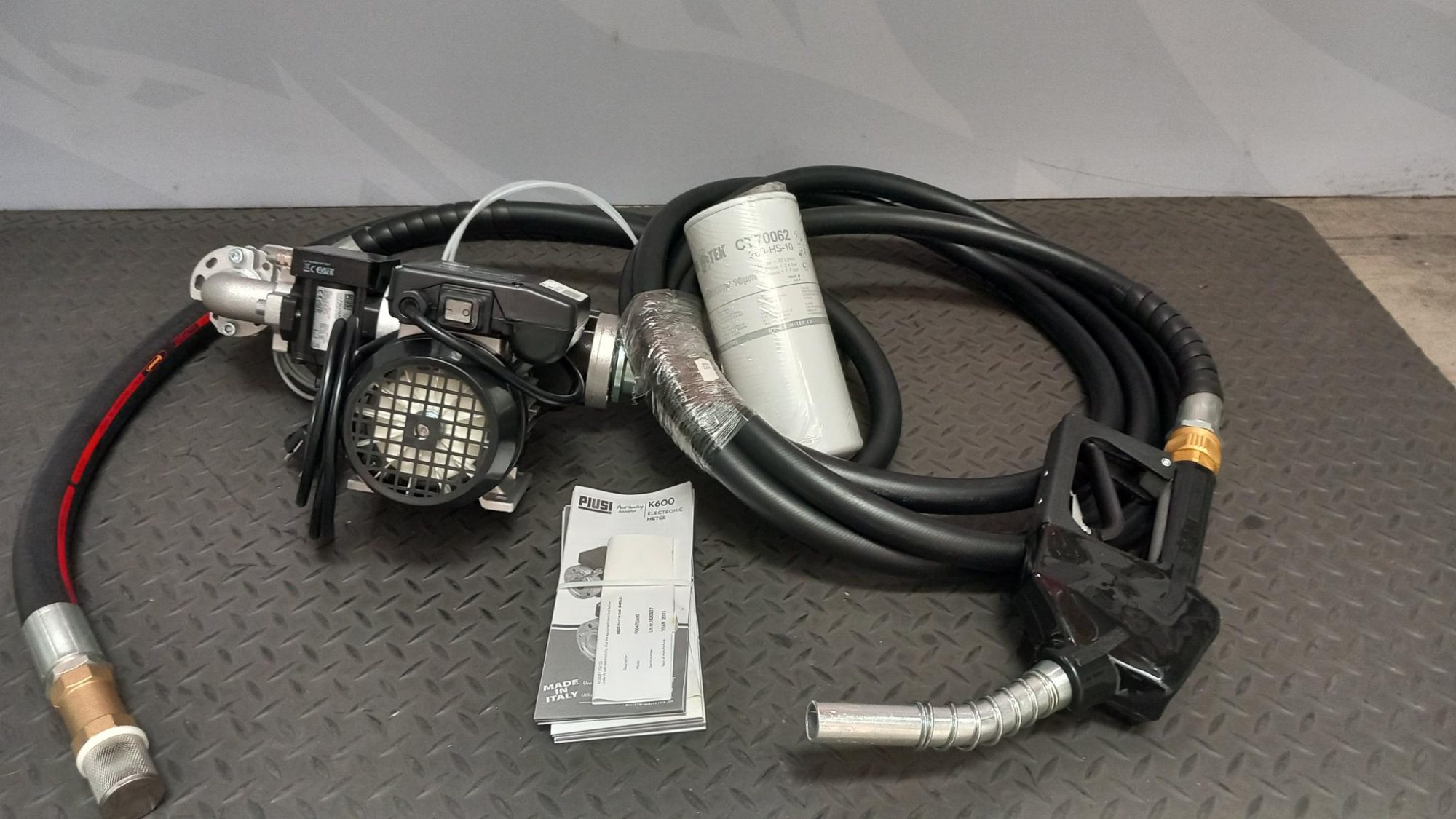 Piusi Panther 72 transfer pump kit with pulse outlet - Fuel Tank Shop