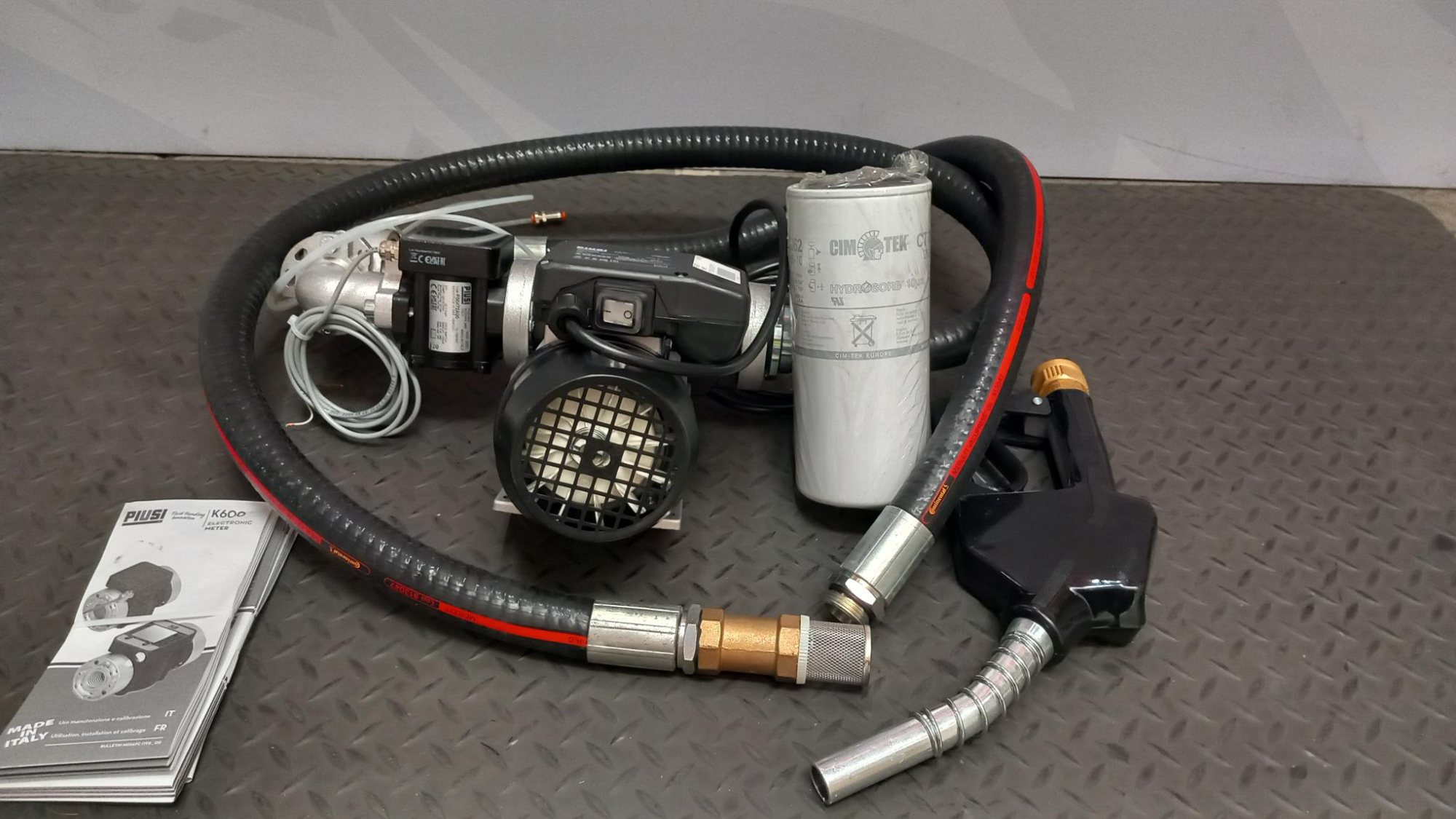 Piusi Panther 72 Diesel Transfer Pump kit 230v, Pulse Outlet - Fuel ...