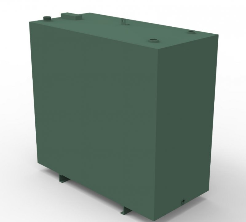 900 Litre Steel Bunded Oil Tank - Fuel Tank Shop