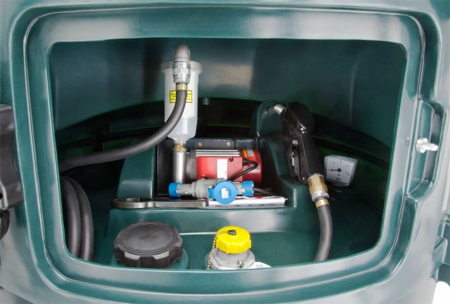 1300 Litre Bunded Diesel Dispensing Tank - Atlas 1300VFDA - Fuel Tank Shop