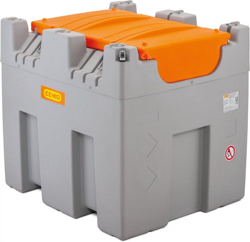 CEMO Stationary CUBE 980 Litre Indoor Basic Tank - Fuel Tank Shop