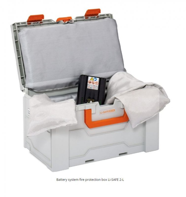 Fire Protection Box for Lithium-Ion batteries (Li-SAFE 2-L) - Fuel Tank ...