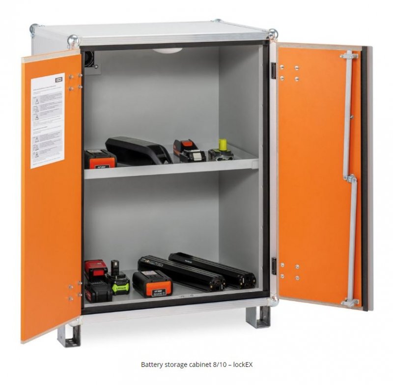 Battery Storage Cabinet 8/10 – lockEX - 11898 - Fuel Tank Shop