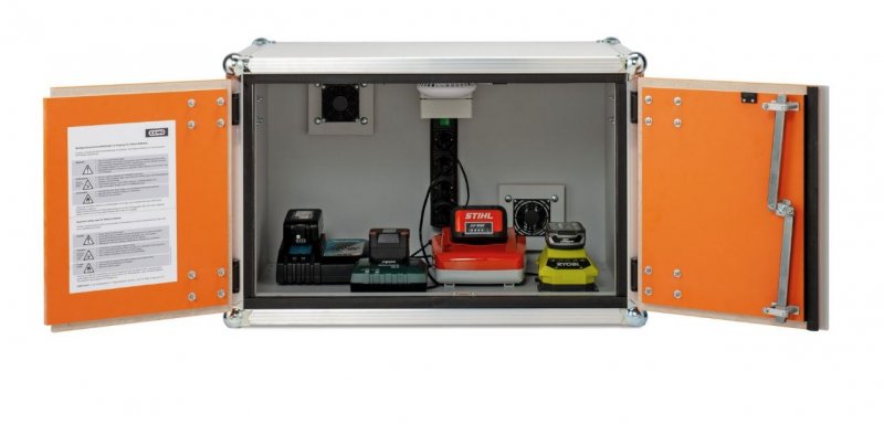 Battery Charging Cabinet Basic 8/5 1-phase for FAS – lockEX - Fuel Tank ...